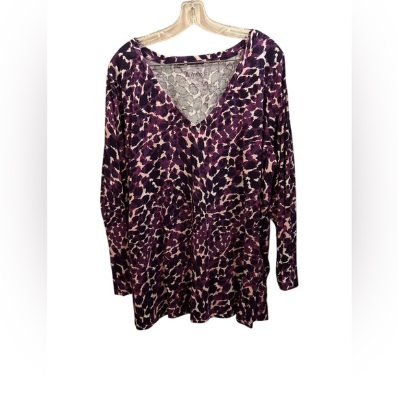 roamens | Skirts | Roamens Women Shirt Colorful Purple Black And White ...